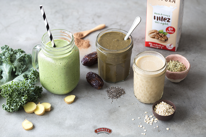Prepara batidos deliciosos con bebida de nuez – Borges