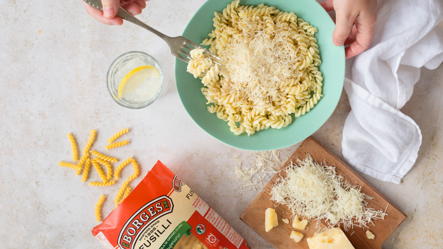 What’s the perfect complement to pasta? - Borges