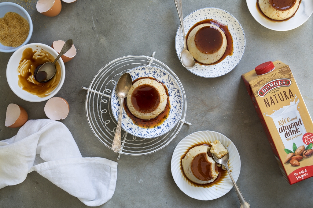 Almond crème caramel - Borges - Mediterranean cuisine