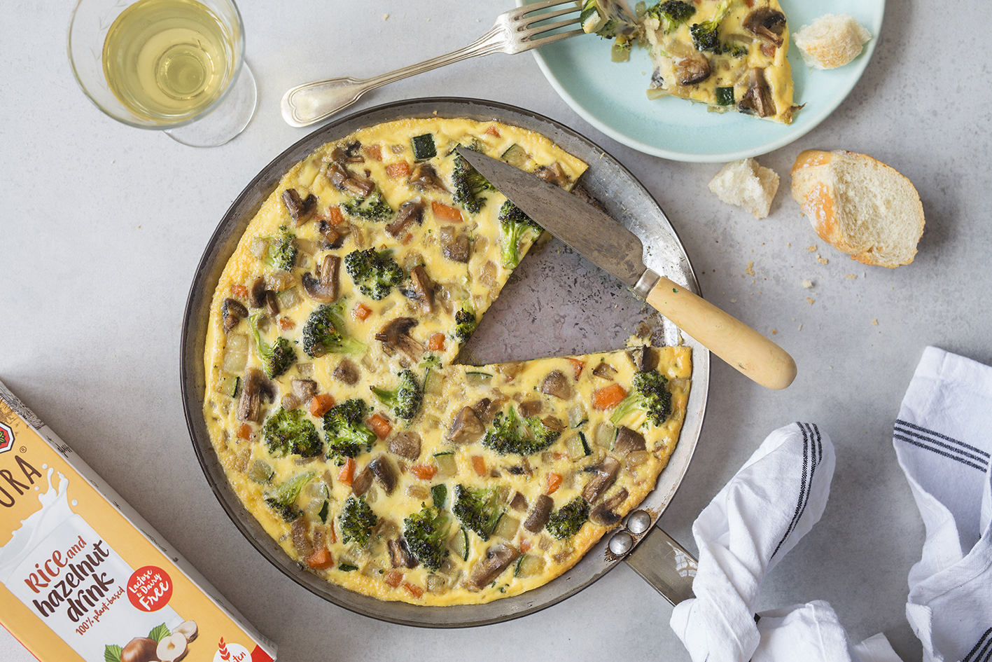 Spring vegetable frittata for Easter - Borges