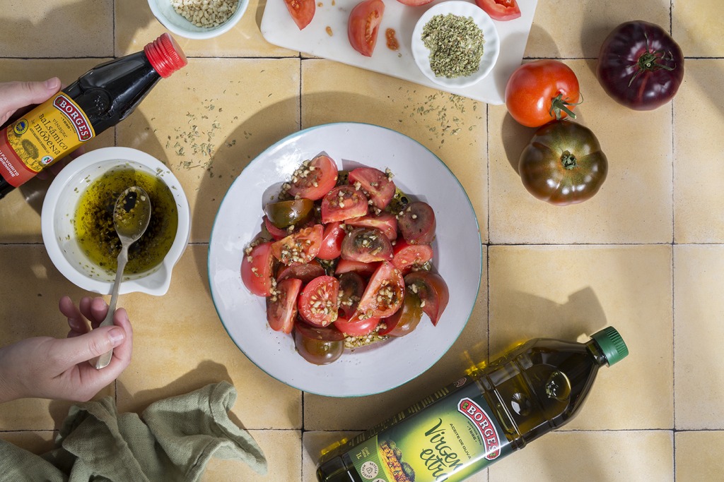 Cómo sazonar los tomates - Borges