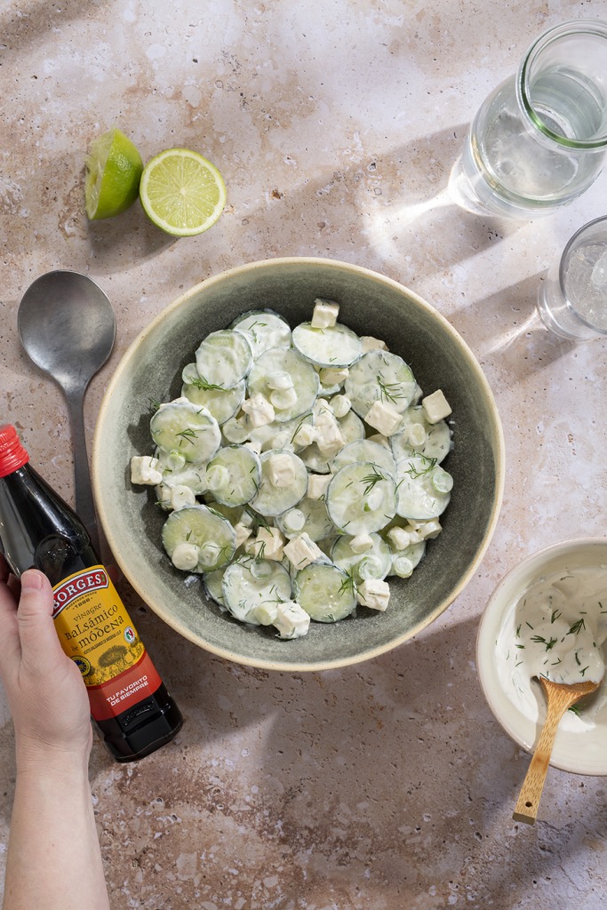 Ensalada de pepino - Recetas - Borges