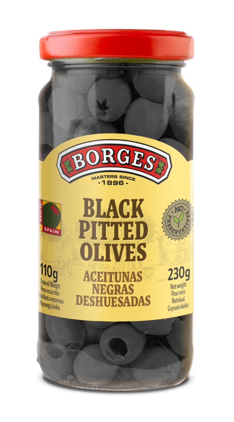 Black pitted olives - Borges