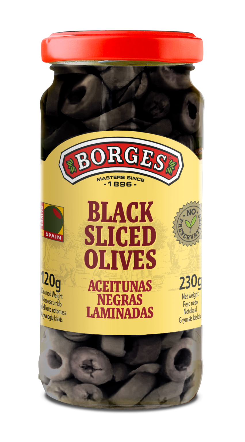 Black sliced olives - Borges