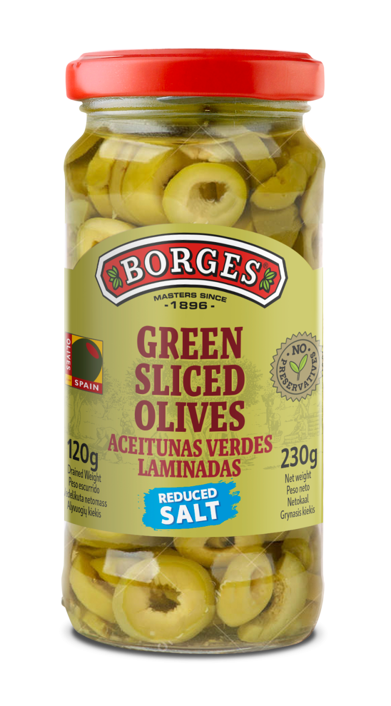 Green sliced olives - Borges