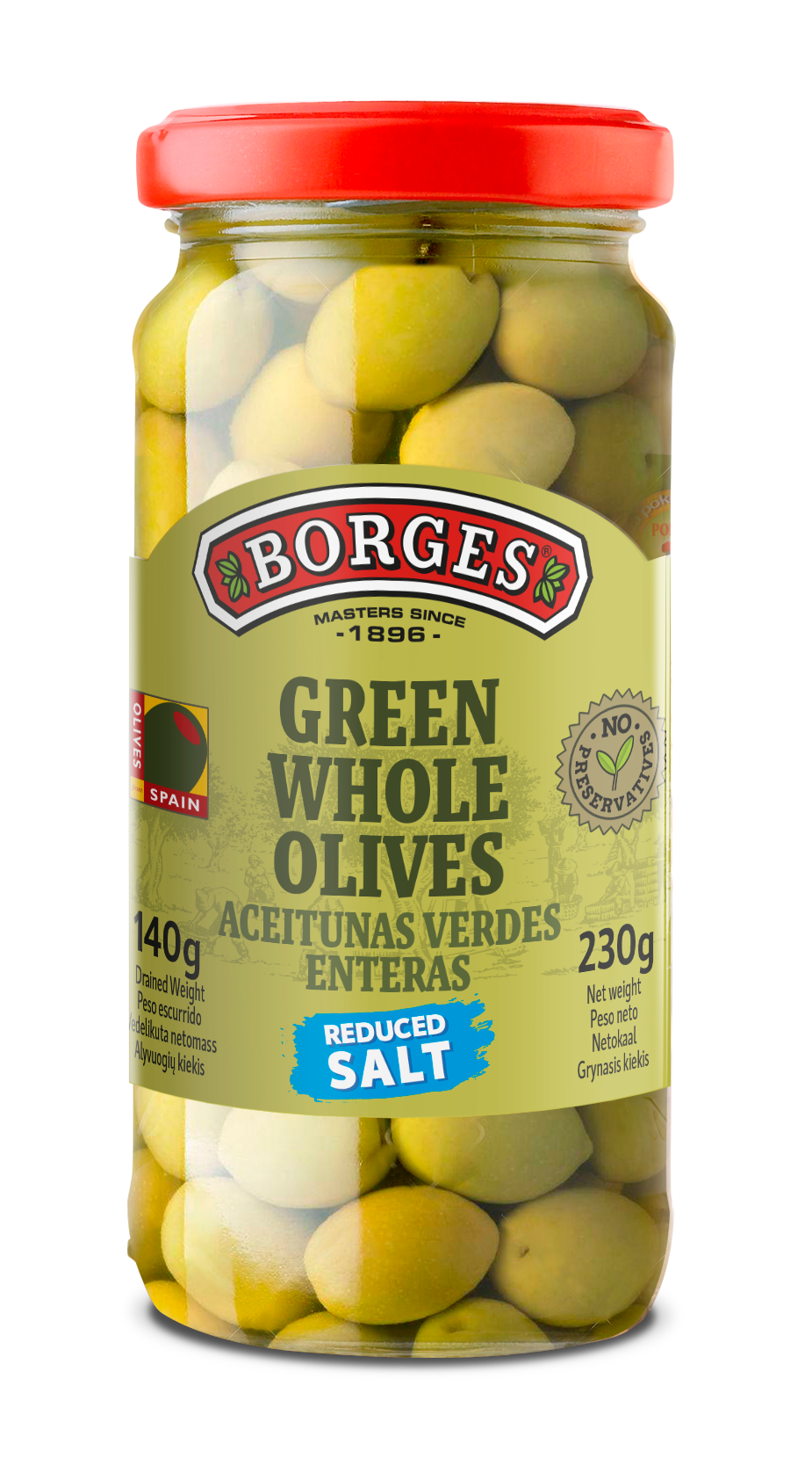 Green sliced olives - Borges