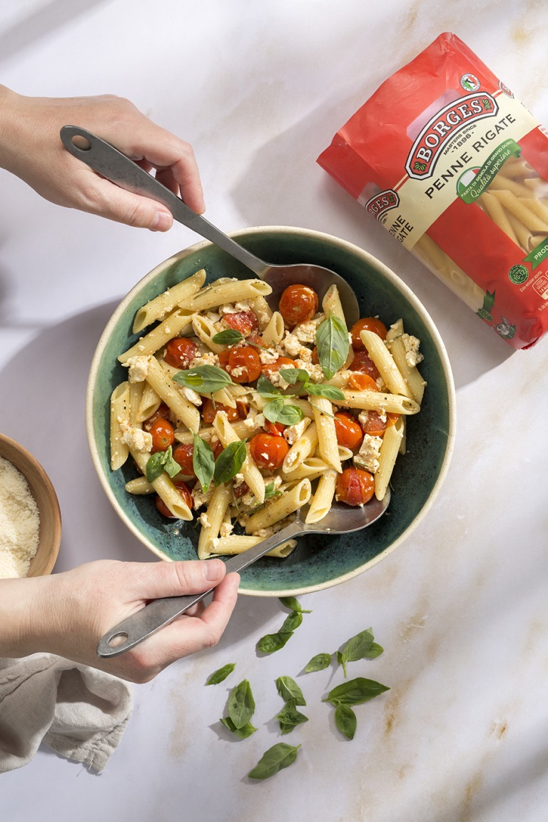 Baked feta pasta - Borges India