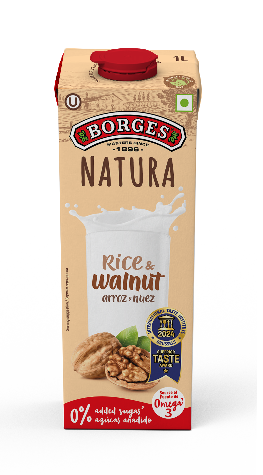 Nut milk, flavor and energy for a healthy life - Borges