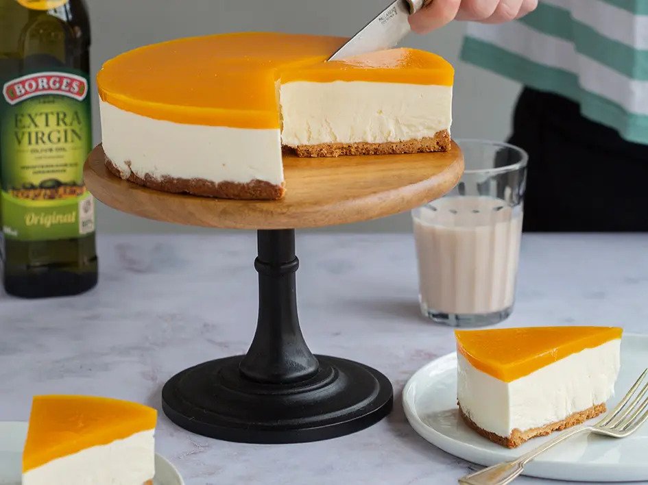 Nepečený mangový cheesecake - Borges Česko a Slovensko